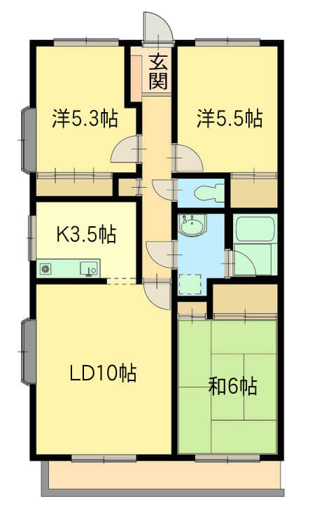 【賃貸情報】富士市富士見台 3LDK | LivingD | リビングディー第一建設 | 住まいと暮らしのコミュニティカンパニー
