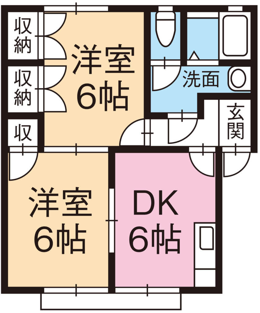 ☆カーサ岳陽☆富士市伝法 2DK | LivingD | リビングディー第一建設 | 住まいと暮らしのコミュニティカンパニー
