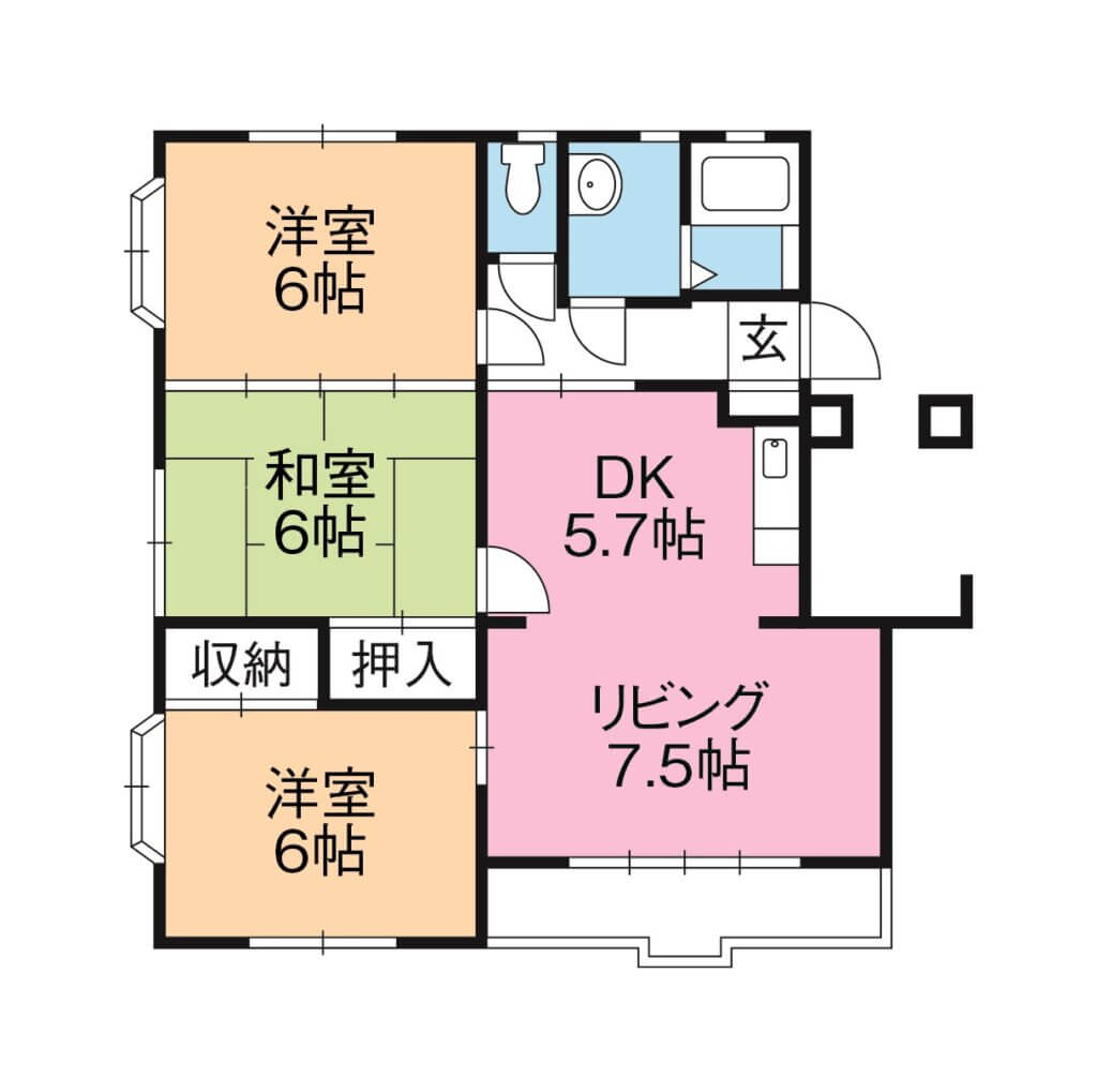 賃貸アパート『富士宮市淀師3LDK』 | LivingD | リビングディー第一建設 | 住まいと暮らしのコミュニティカンパニー