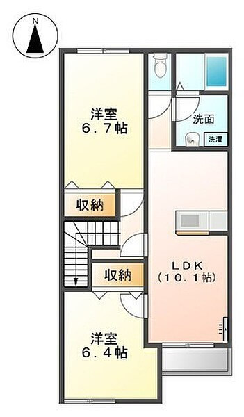 賃貸アパート『富士宮市大中里 2LDK』設備充実・ペットO,K | 静岡県山梨県の新築・不動産・リフォーム＆リノベーション・家具「LivingD」リビングディー第一建設