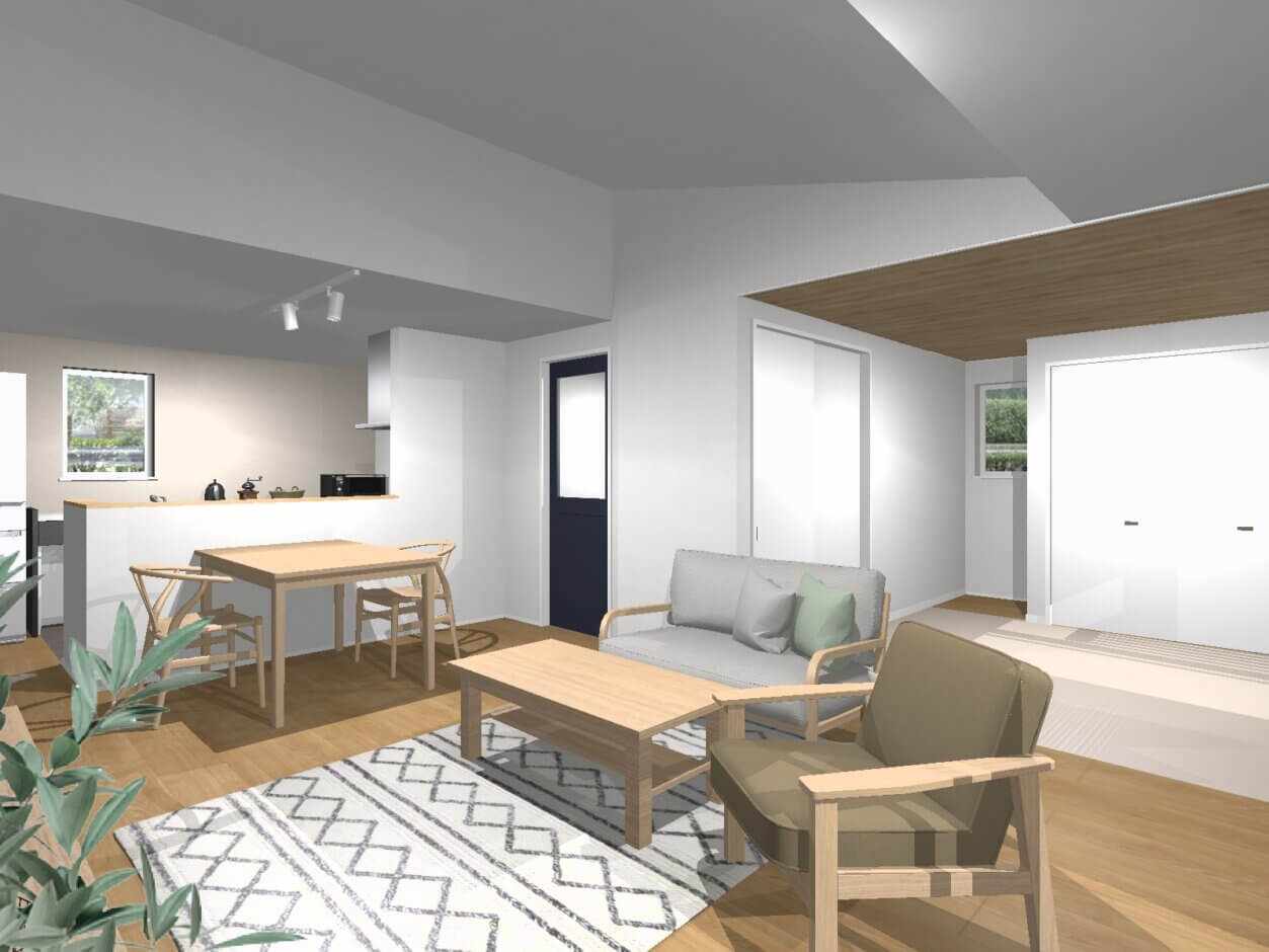 CGでお打合せしたお家が完成しました！ 【平屋のKIBACO】 | LivingD | リビングディー第一建設 | 住まいと暮らしのコミュニティカンパニー