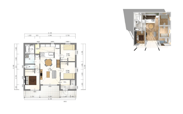 KIBACO_G3Stoシリーズ プランのご紹介 | LivingD | リビングディー第一建設 | 住まいと暮らしのコミュニティカンパニー