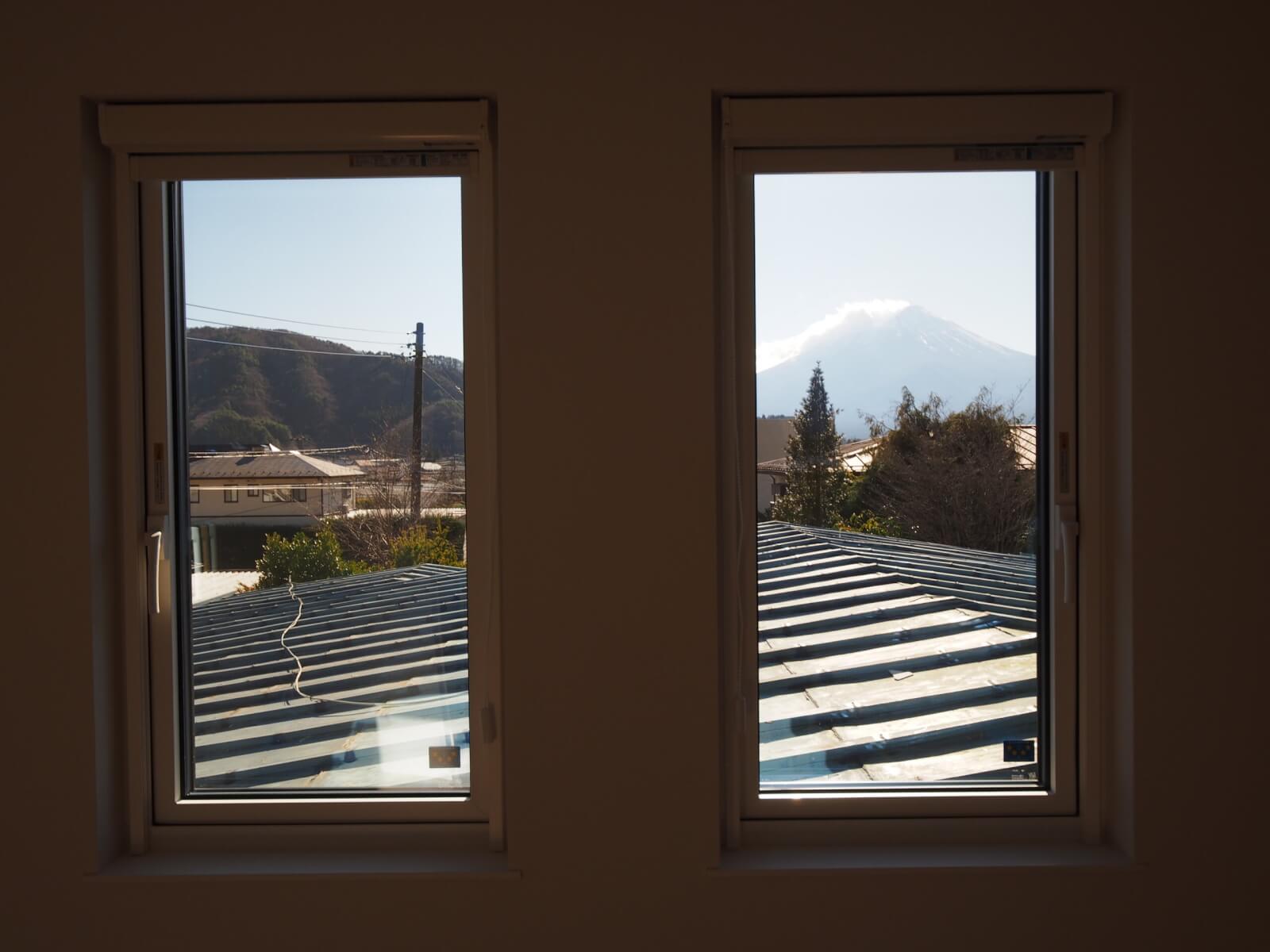 KIBACO L1-E2フリースペースの窓から富士山が見えました【富士吉田支店】 | LivingD | リビングディー第一建設 | 住まいと暮らしのコミュニティカンパニー